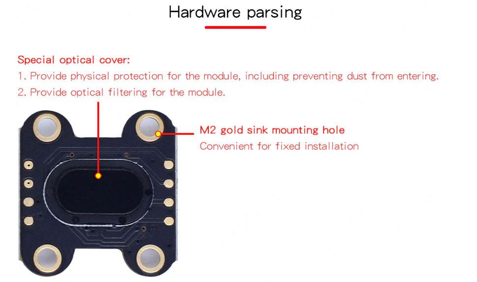 VL53L0X Time-of-Flight (ToF) 2m Laser Ranging Built-in MCU Algorithm i2c / UART / MODBUS - TOF200F